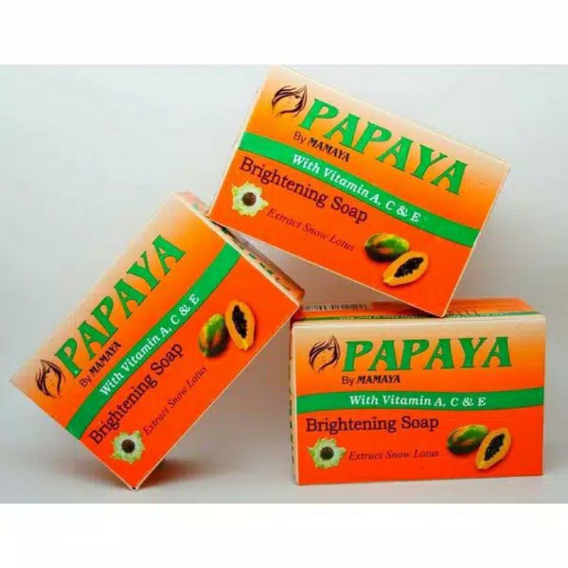 Jual PAPAYA Brightening Soap (by Mamaya) 135gr | Shopee Indonesia