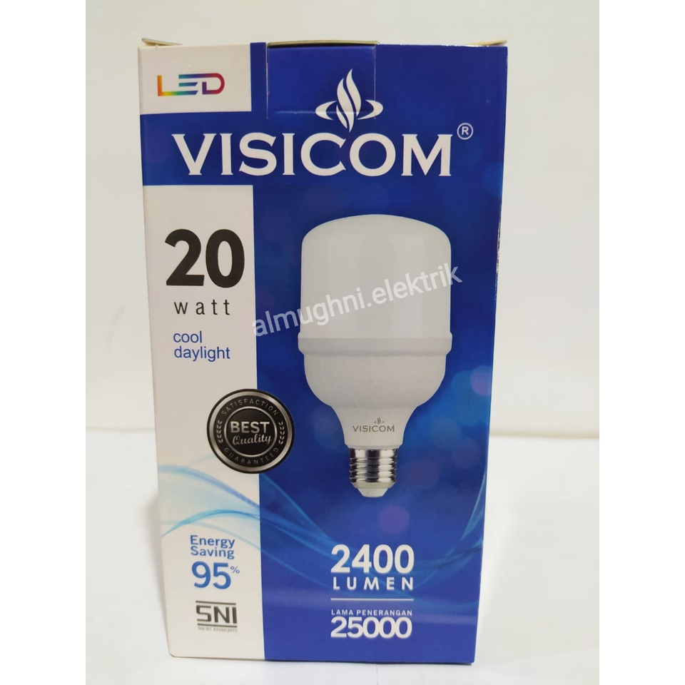 Jual LAMPU LED VISICOM 20 W /LED HEMAT ENERGI 20 W / led visicom 20 watt | Shopee Indonesia