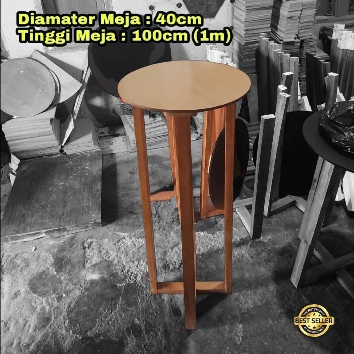 Jual Meja Meja Bar Minimalis Bulat Tinggi Scandinavian Japandi | Shopee ...
