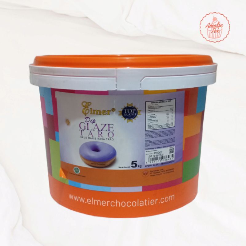 Jual 12 RASA Glaze Elmer Toping Donat repack 250gram | Shopee Indonesia