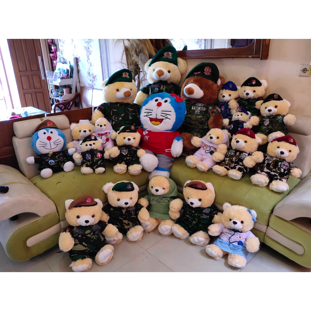 Jual Boneka Profesi Lengkap Polisi (PDH, Bahayangkari) | Shopee Indonesia