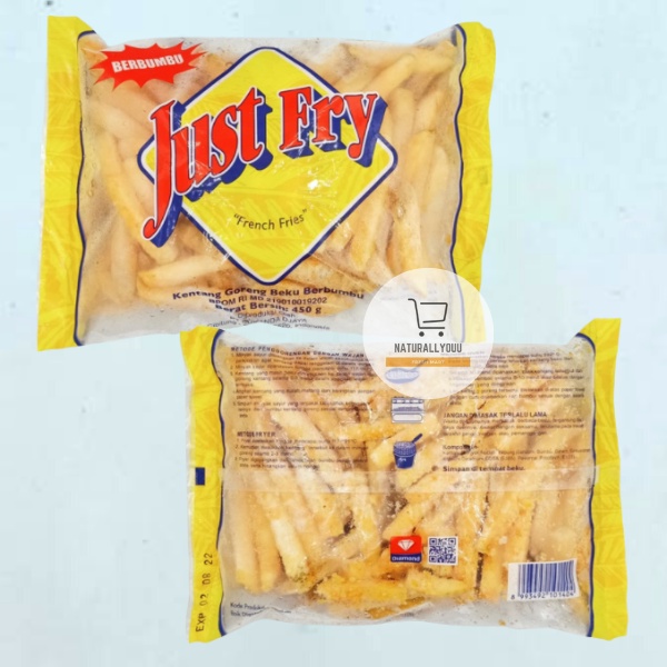 Jual Just Fry French Fries Seasoned / Kentang Goreng Berbumbu 450Gr ...
