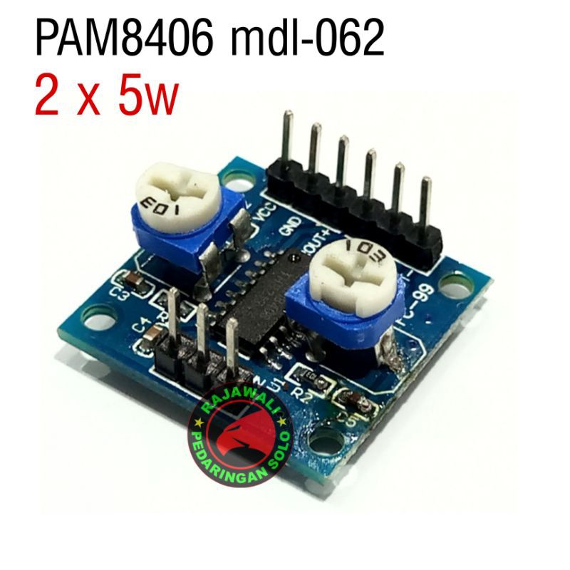 Jual MINI AMPLIFIER PAM8406 MDL-062 MODUL AMPLI | Shopee Indonesia