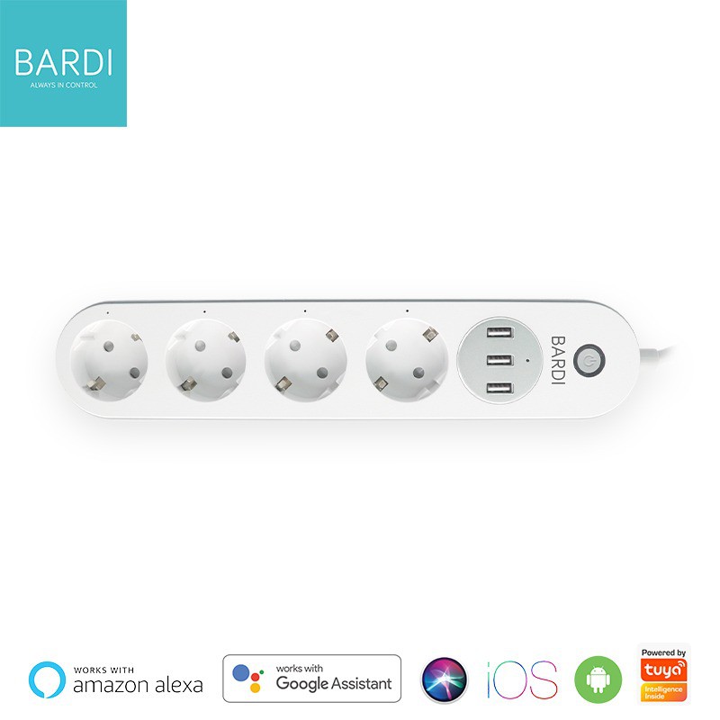 Jual BARDI Smart Extension Power Strips (Smart Stop Kontak, WIFI) | Shopee Indonesia