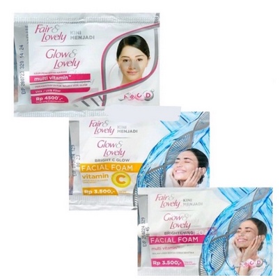 Jual [ COSMO ] Fair and Lovely Sachet Cream/Foam | Shopee Indonesia
