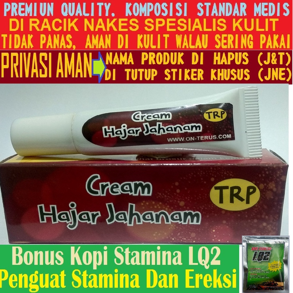 Jual Obat Kuat Oles Pria #Hajar Jahanam Mesir TRP Herbal Jahannam Asli CREAM Original Anti ...