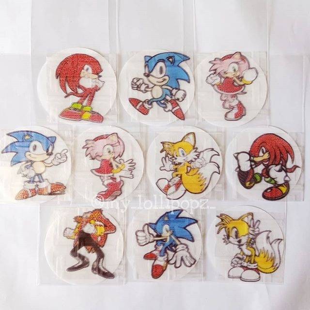 Jual SONIC THE HEDGEHOG edible rice paper, Aman dimakan | Shopee Indonesia