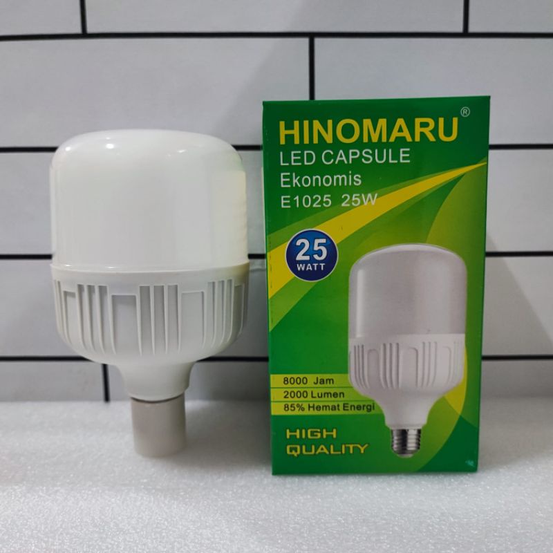 Jual Lampu Led Capsule Ekonomis 25 Watt Hinomaru Cahaya Putih | Shopee ...