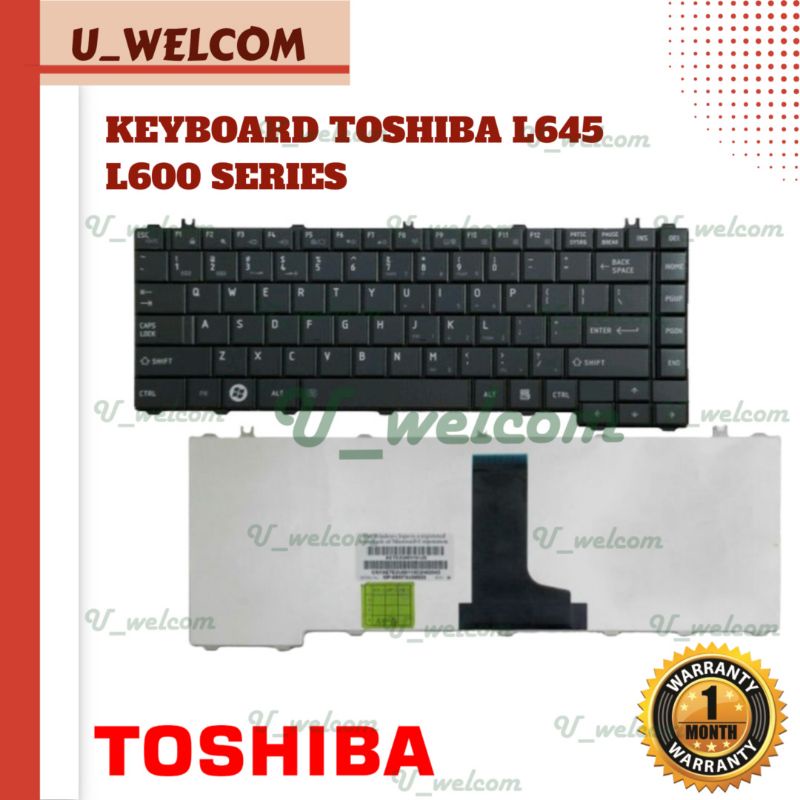 Jual Keyboard Laptop TOSHIBA Satellite L645 L635 L630 L600 L640 C600 ...