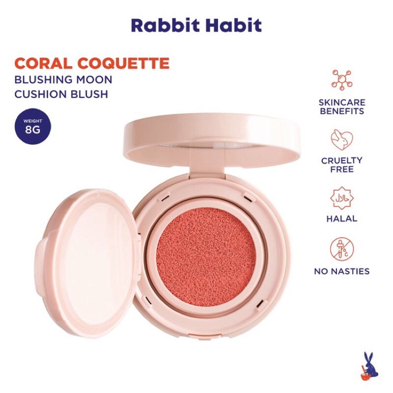 Jual Rabbit Habit Blushing Moon - Coral Coquette | Shopee Indonesia