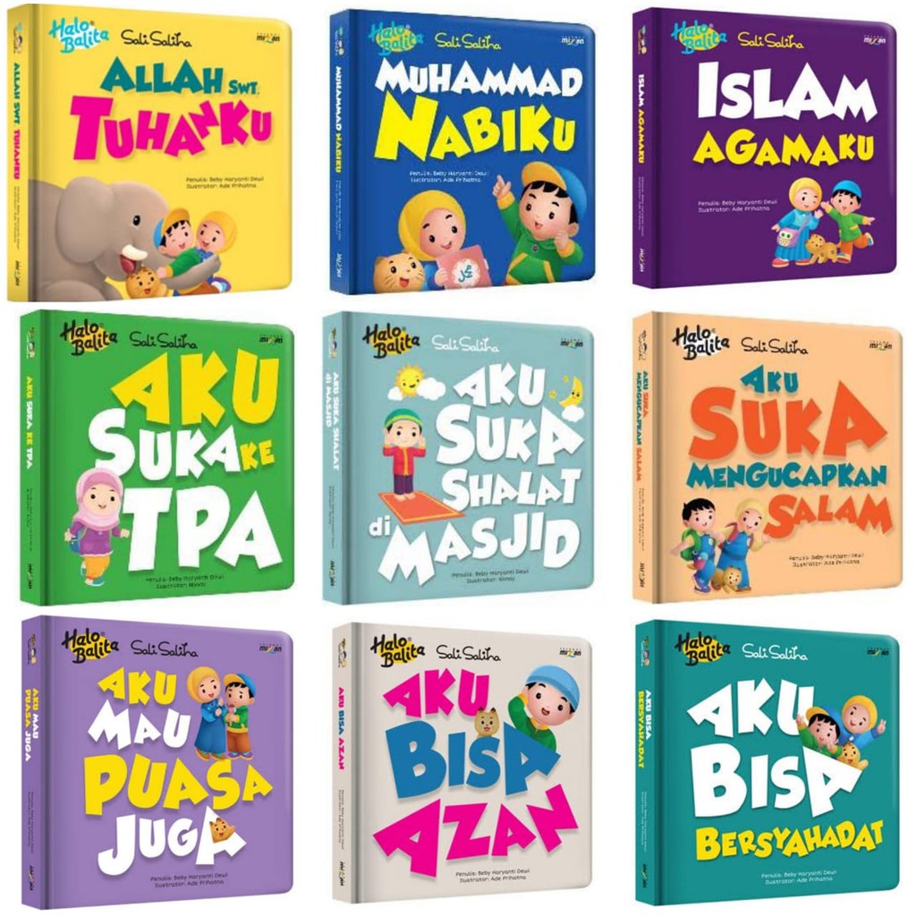 Jual Buku board book muslim mizan anak Seri Sali Saliha Bk0066 | Shopee ...