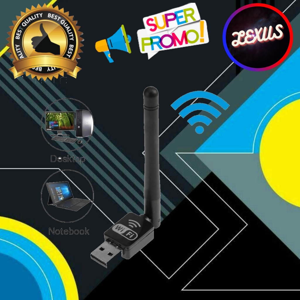 Jual USB WiFi Wireless Adapter Network Usb wifi dongle | Shopee Indonesia