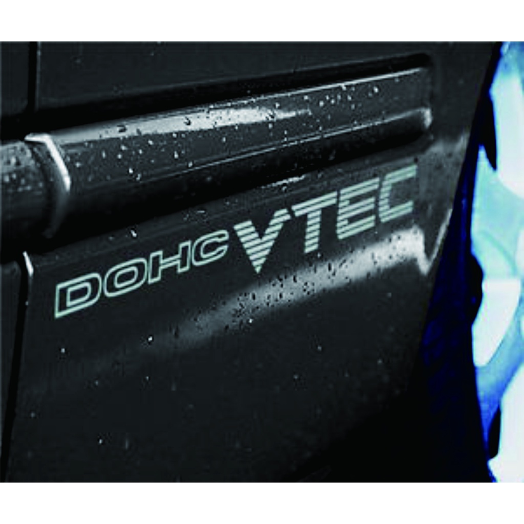 Jual stiker DOHC VTEC mobil honda 2 pcs stiker | Shopee Indonesia