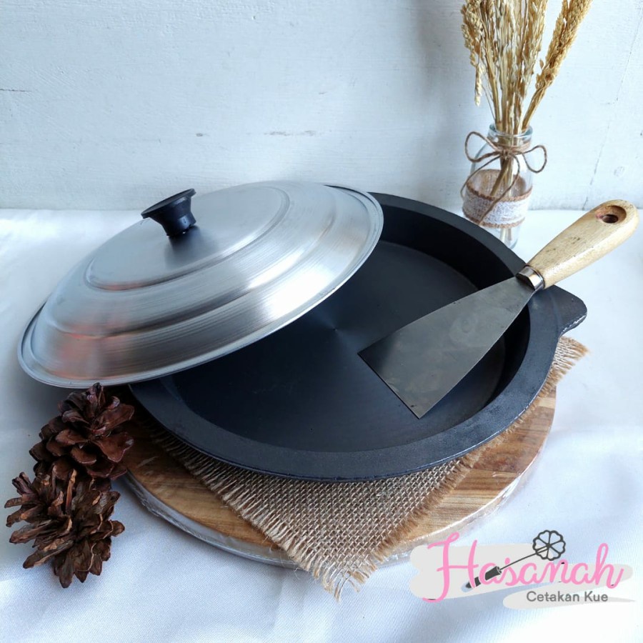 Jual Loyang Martabak Manis Bangka Ukuran 13 16 18 20 22 24 cm Besi Baja TEBAL | Shopee Indonesia