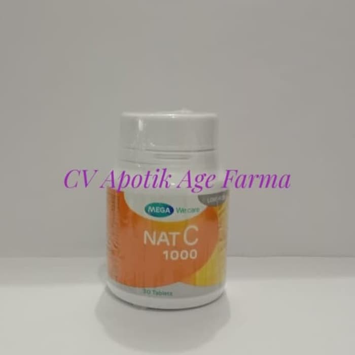 Jual Nat C 1000 Tablet isi 30 (Mega LifeSciences) | Shopee Indonesia