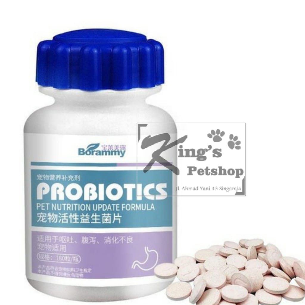Jual Borammy Probiotic Tablet / Obat Pencernaan Hewan / Untuk Kucing ...