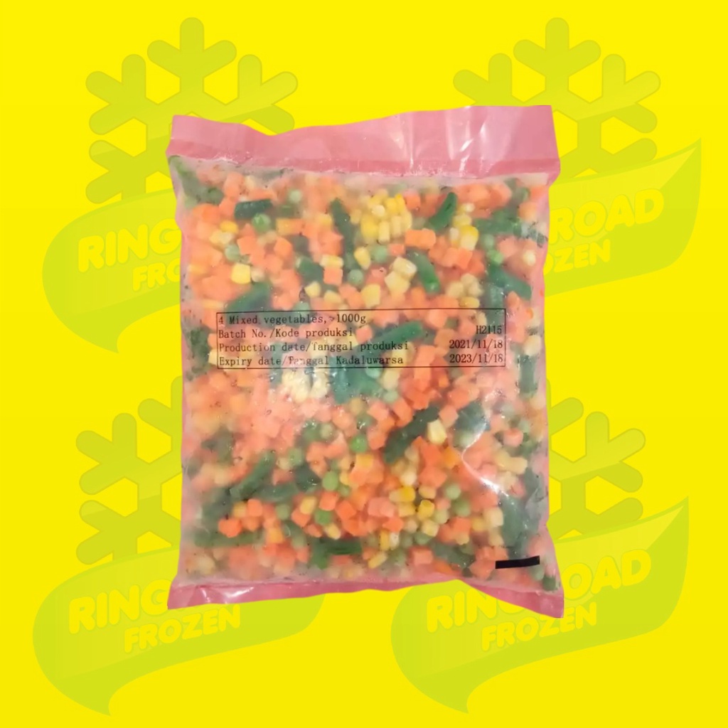 Jual FROZEN MIXED VEGETABLES 4 WAY - EMPAT JENIS SAYUR | Shopee Indonesia
