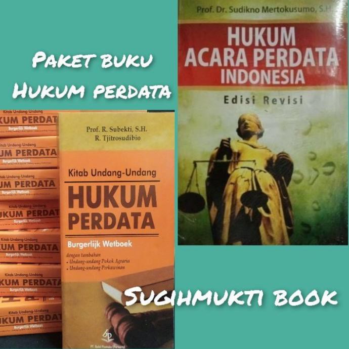 Jual New Product / Paket 2 Buku Hukum Perdata - Kuhper Kitab Undang Undang Hukum Perdata ...