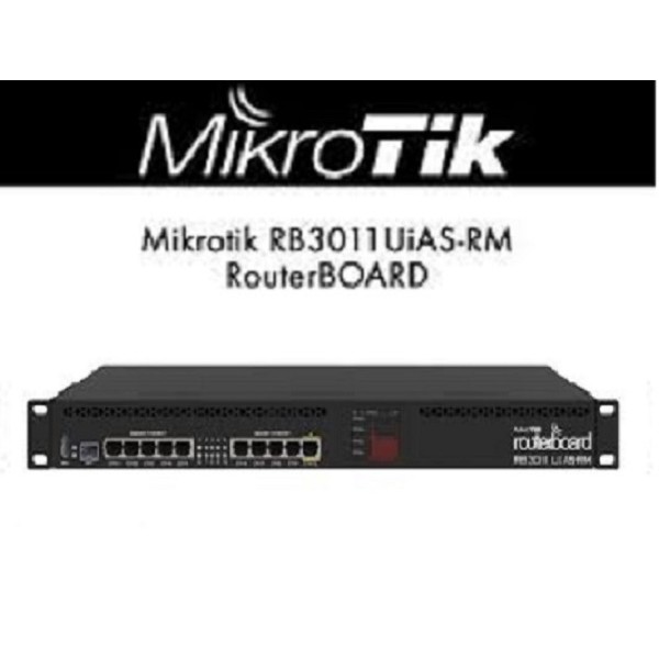 Jual MikroTik RB3011UiAS-RM / RB 3011 UiAS-RM Router Board Routerboard ...
