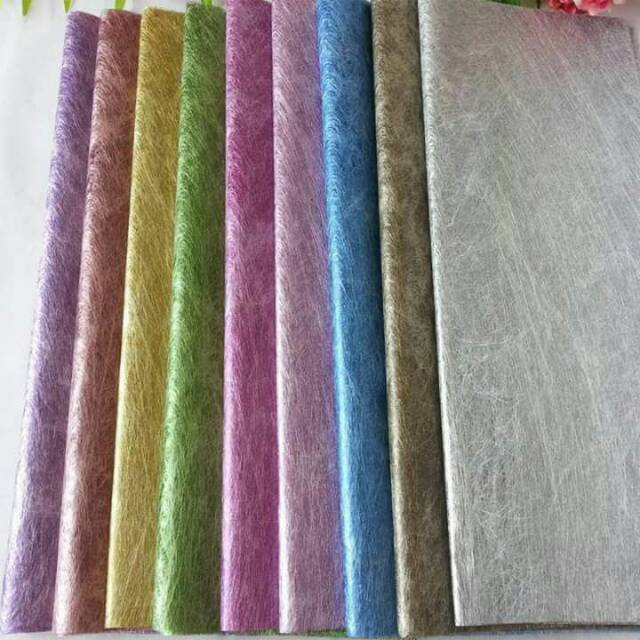 Jual ( 5 pcs ) Kertas Tissue Carang Metalik Serat Per Pack / Tissue ...