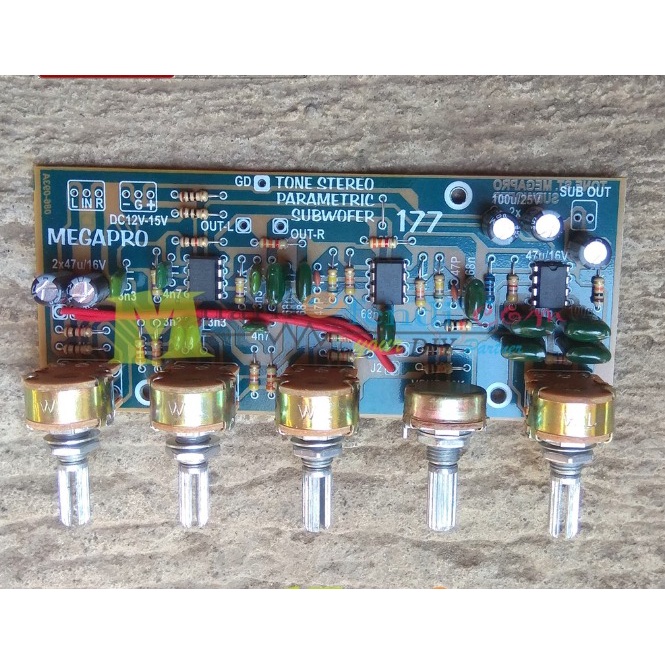Jual PCB Tone Control Stereo PARAMETRIC PARAMETRIK SUBWOOFER FREKUENSI ...