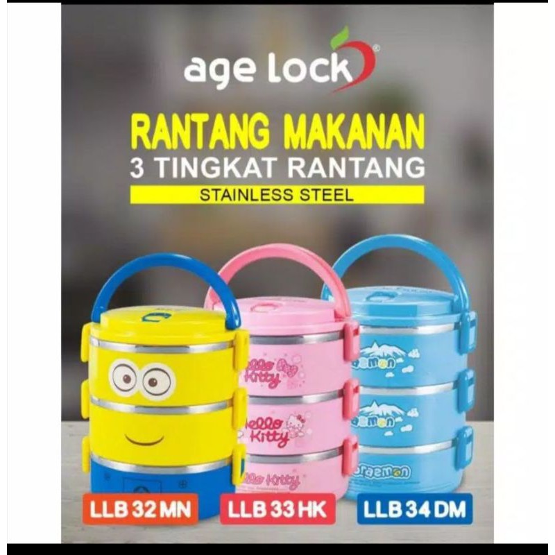 Jual Rantang Makanan Karakter Age Lock | Shopee Indonesia