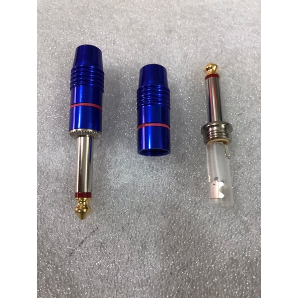 Jual Jack Akai MONO CNR BIRU Jack Audio Mono 6.5 mm Mic Gitar Bas ...