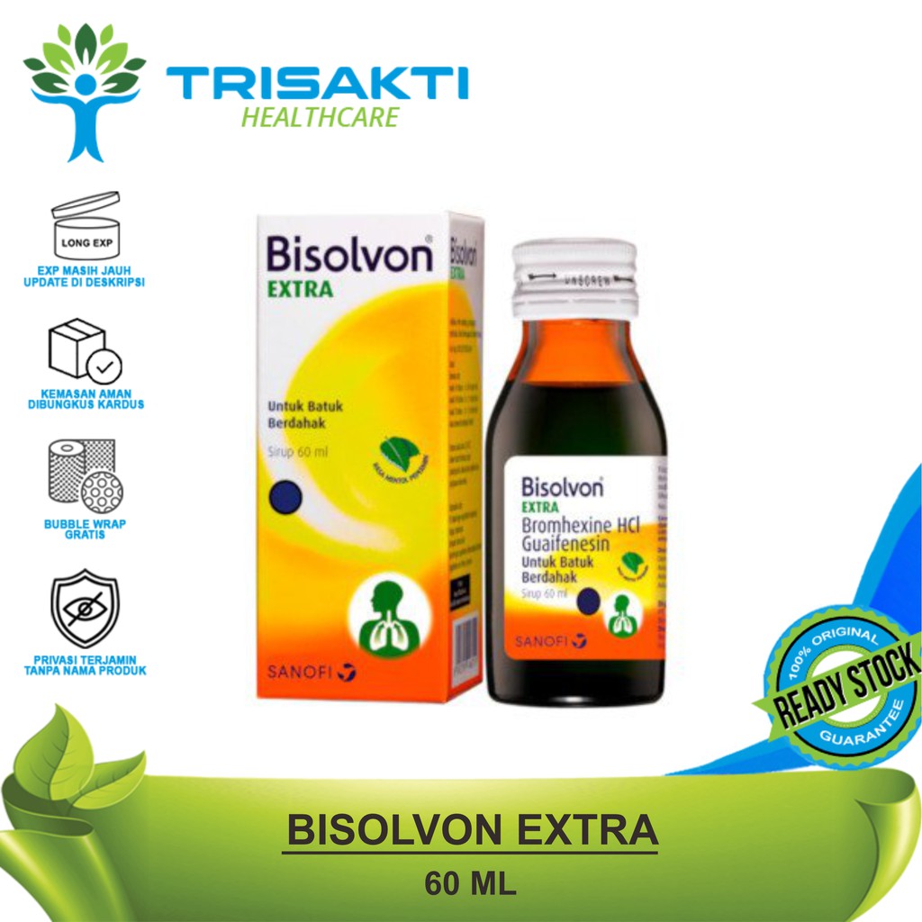 Jual BISOLVON EXTRA60 ML - OBAT BATUK SIRUP MEREDAKAN DAN MENGENCERKAN ...