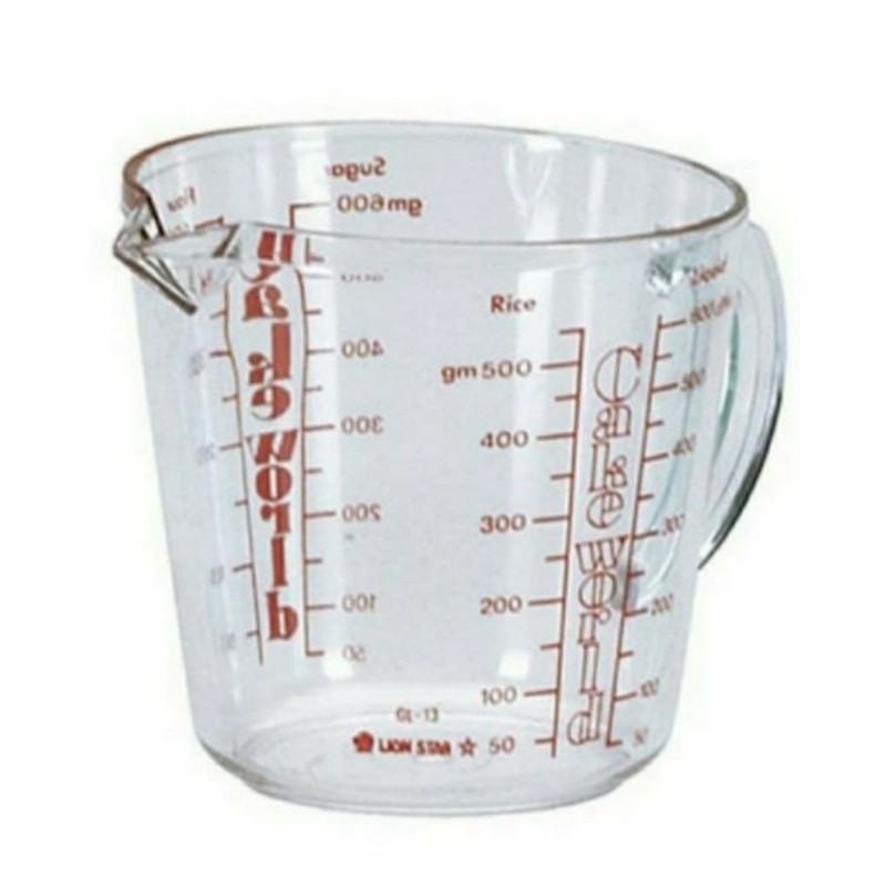Jual Gelas Ukur Takar LION STAR GL-13 Super Measuring Cup 600 ml ...