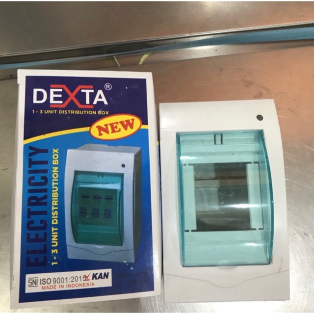 Jual Box Anti Kontak 3 Group / ELCB BOX / MCB BOX 3 Group Dexta ...