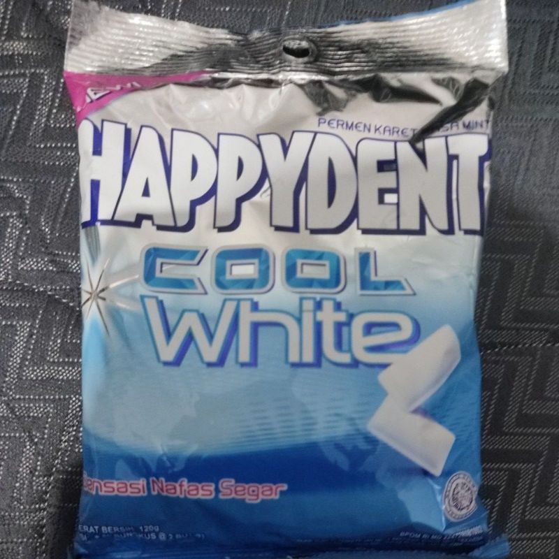 Jual HAPPYDENT COOL WHITE 1 SACK ISI 50PCS | Shopee Indonesia
