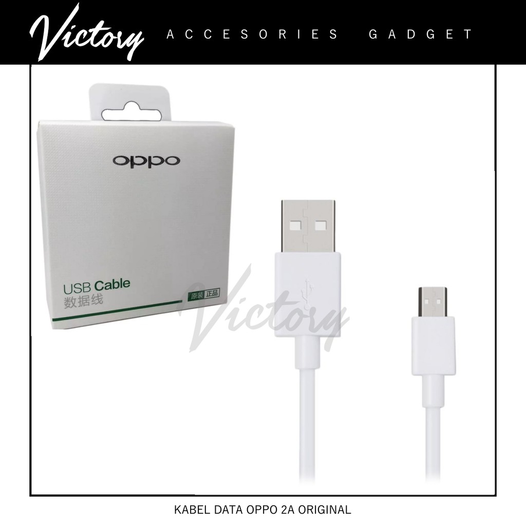 Jual KABEL DATA OPPO MICRO USB 2A ORIGINAL | Shopee Indonesia