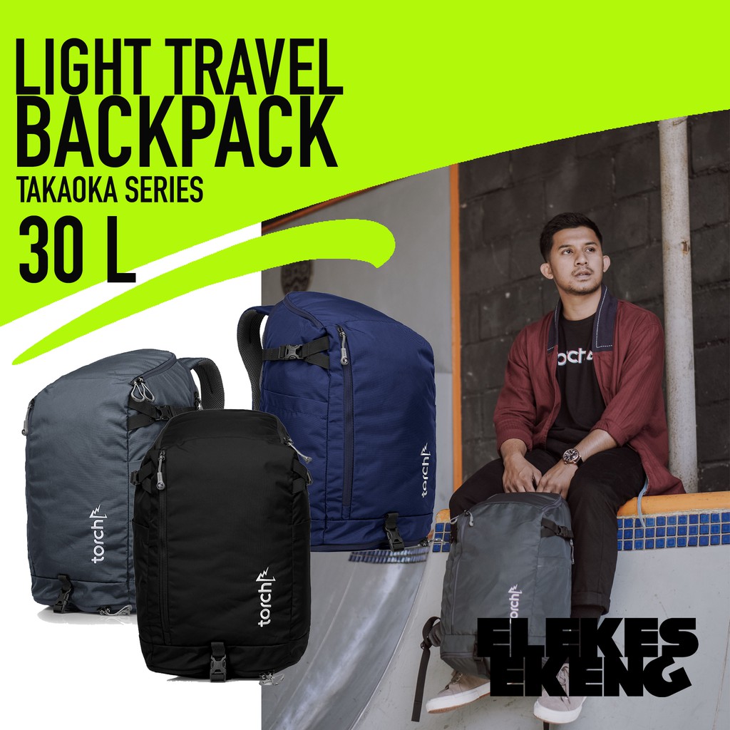Jual TAS RANSEL TORCH TAKAOKA 30 LITER / TAS PUNGGUNG TRAVEL BACKPACK ...