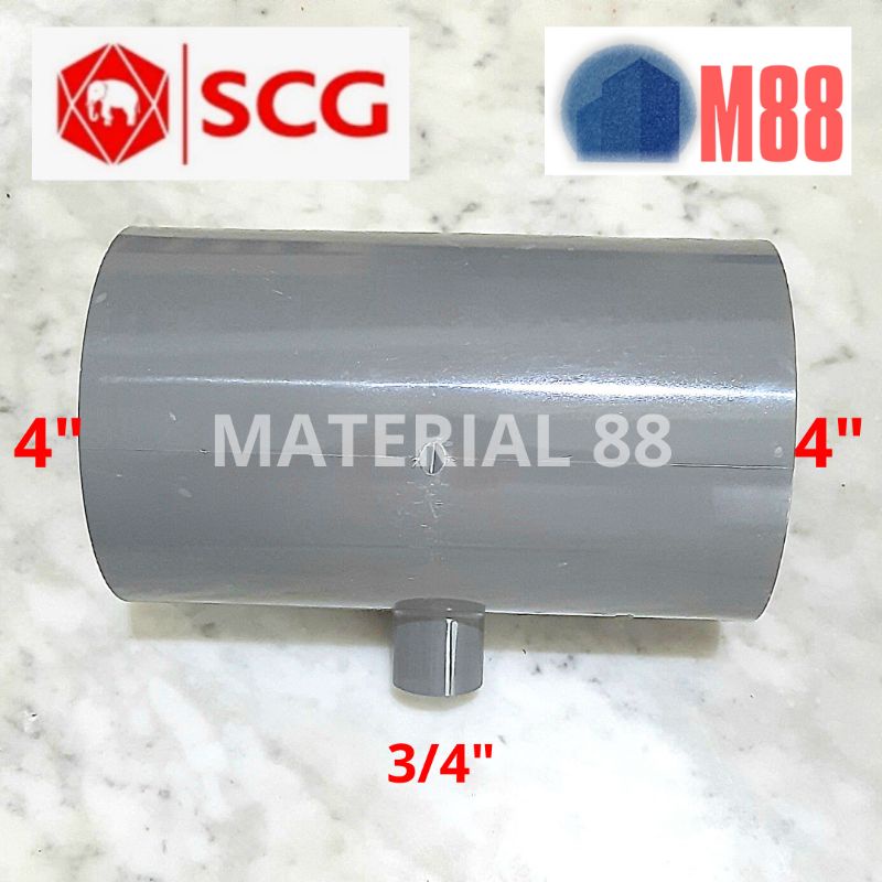 Jual SCG Vlok Tee 4x3/4 AW Reducer Increaser PVC 4×3/4 4 × x 3/4 0.75 Te T | Shopee Indonesia