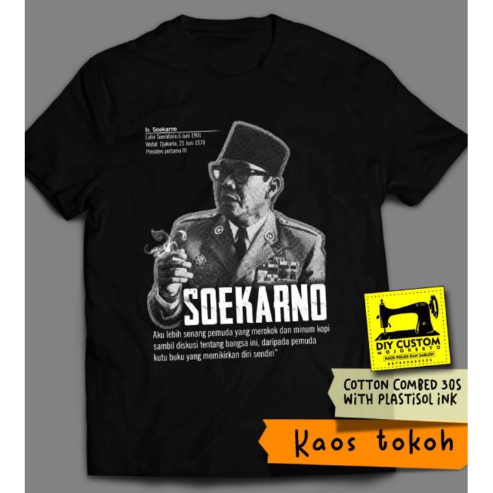 Jual KAOS BUNG KARNO 2 / KAOS TOKOH / KAOS MOTIVASI / KAOS FILOSOFI ... Jual KAOS BUNG KARNO 2 / KAOS TOKOH / KAOS MOTIVASI / KAOS FILOSOFI ...