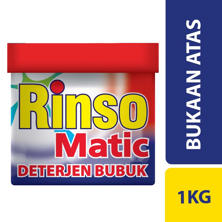Jual Rinso Matic Deterjen Bubuk Top Load 1 kg | Shopee Indonesia