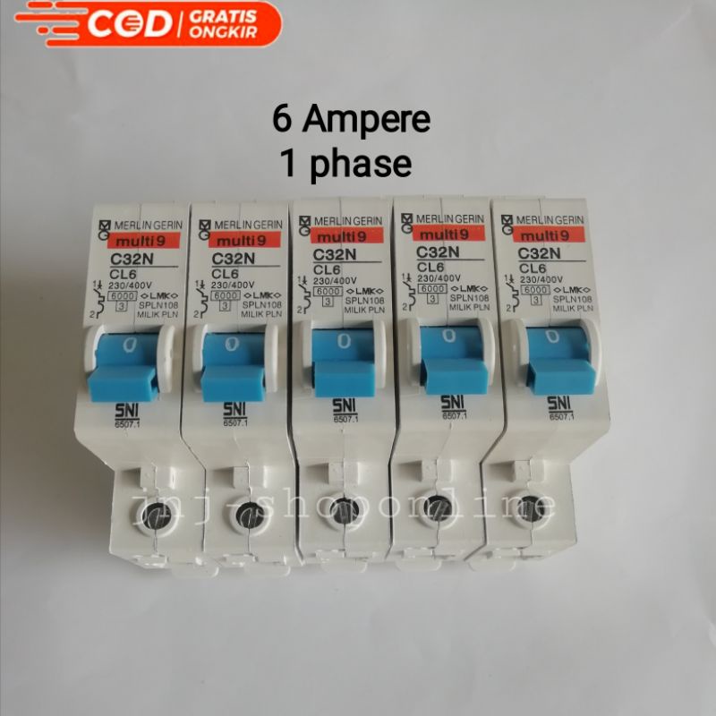 Jual Mcb 6 Ampere merlin gerin | Shopee Indonesia
