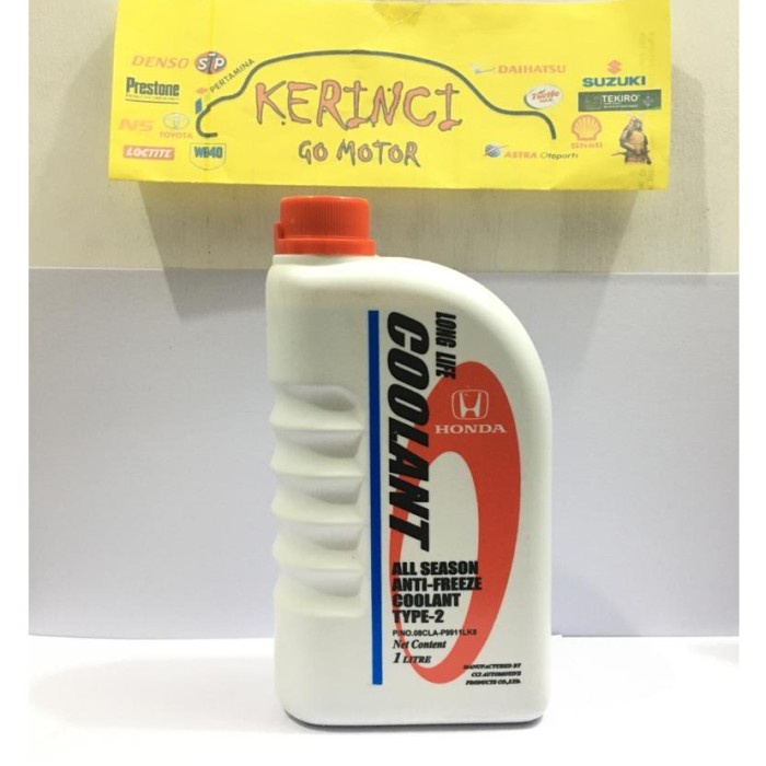 Jual LONG LIFE COOLANT HONDA 1L BIRU TYPE 2 - ANTI FREEZE AIR RADIATOR ...