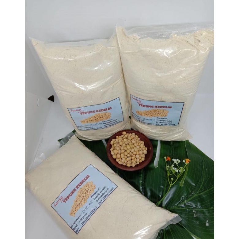 Jual Tepung Kedelai Organik Asli Sarisa Merapi 500 gr | Shopee Indonesia