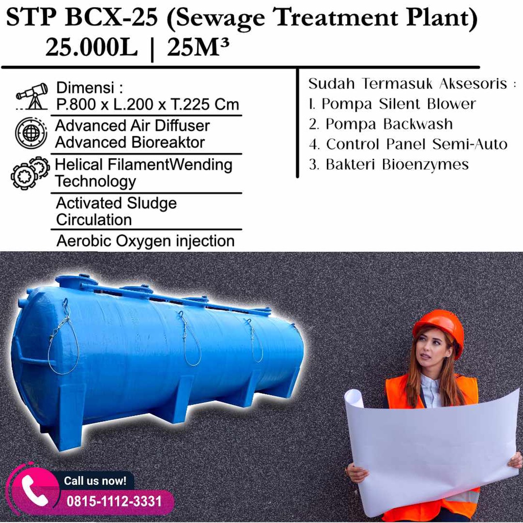 Jual Set Komplit STP BIOTECH Biofilter 25.000 Liter 25 M3 | Shopee ...