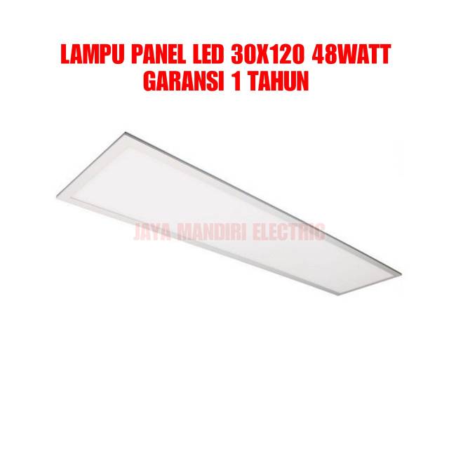 Jual LAMPU PANEL LED 30X120 48WATT DOWNLIGHT TIPIS 30 X 120 48W 48 WATT ...