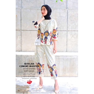 Jual CIMORY MANTEN 2 WARNA MIDI DRESS TUMINI MANTEN DRESS YU TENTREM BATIK JUMBO LD 110 XXL MBOK ...