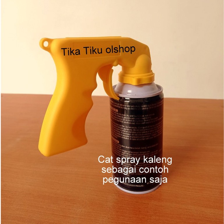 Jual Yellow car aerosol spray painting can gun handle/Spray Gun adaptor ...