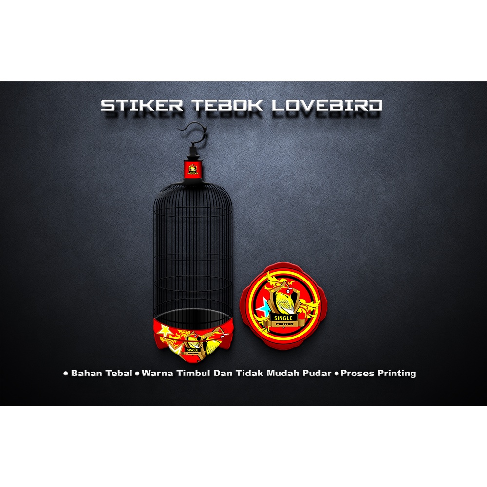 Jual STIKER TEBOK LOVEBIRD MURAH | Shopee Indonesia