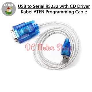 Jual USB to Serial RS232 RS 232 with CD Driver Kabel ATEN Programming ...