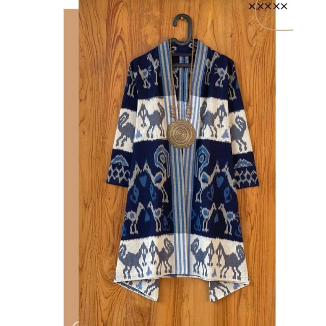 Jual Cardigan tenun baju tenun jepara etnik CTB06 | Shopee Indonesia