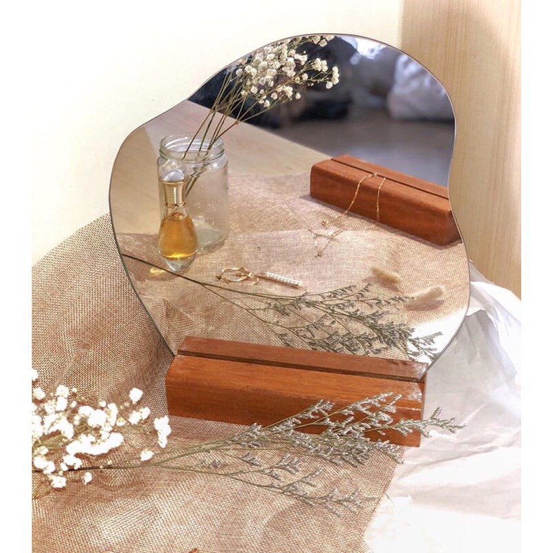 Jual Aesthetic Mirror / Kaca Cermin Aesthetic Claire | Shopee Indonesia