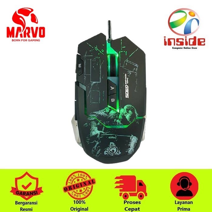 Jual MOUSE GAMING MARVO G905 (MACRO) | Shopee Indonesia