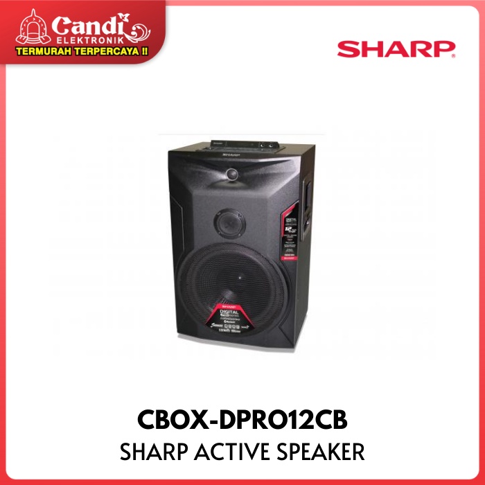 Jual SHARP Active Speaker CBOX-DPRO12CB | Shopee Indonesia