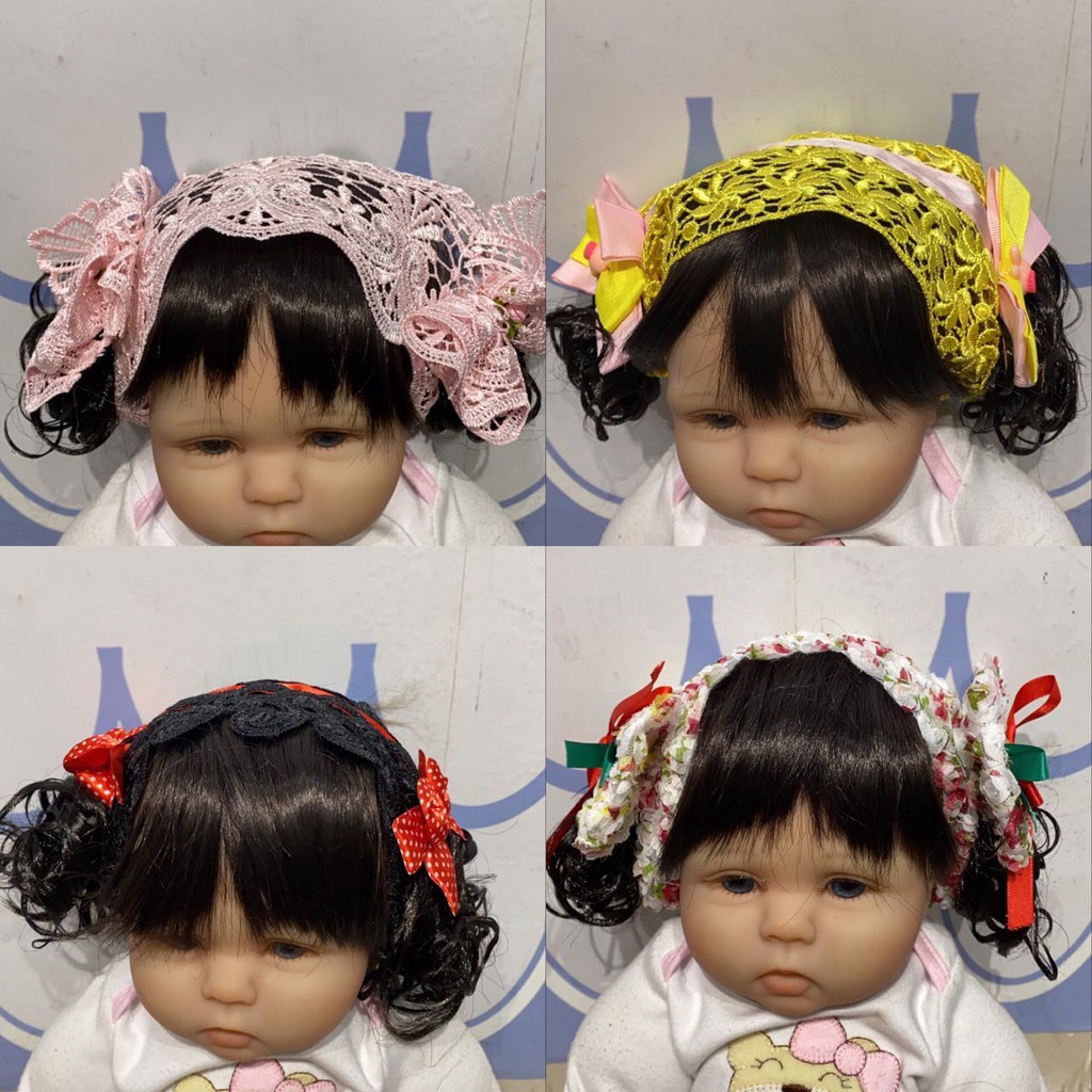 Jual Bandana wig rambut poni baby bayi balita toddler anak kids ...